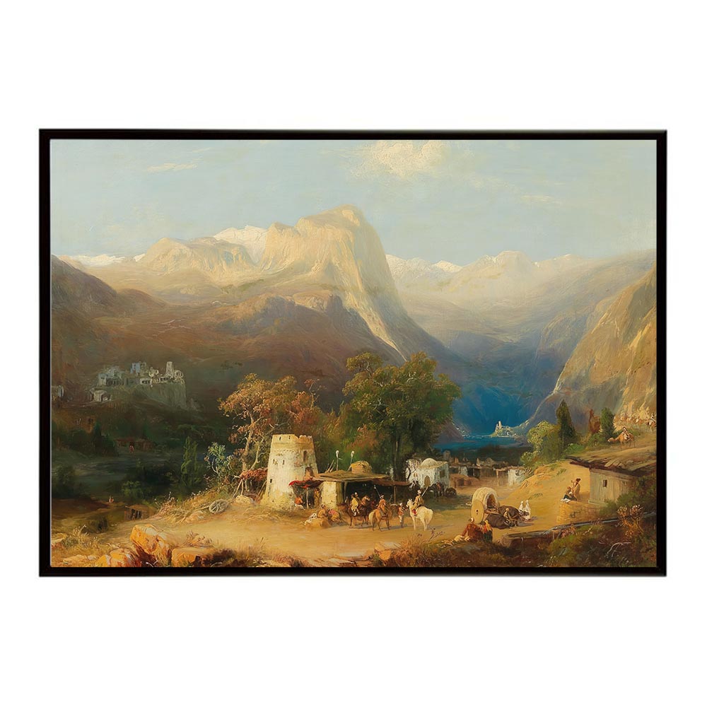【楽天市場】世界の古い絵画 レトロポスター デジタルリマスターCaucasian landscape インテリア a0 a1 a2 a3 a4 ...