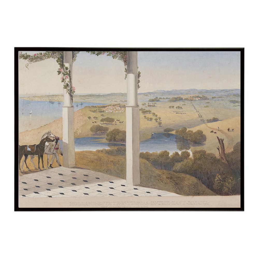 【楽天市場】世界の古い絵画 レトロポスター デジタルリマスターHolland Estate St. Thomas in the East ...