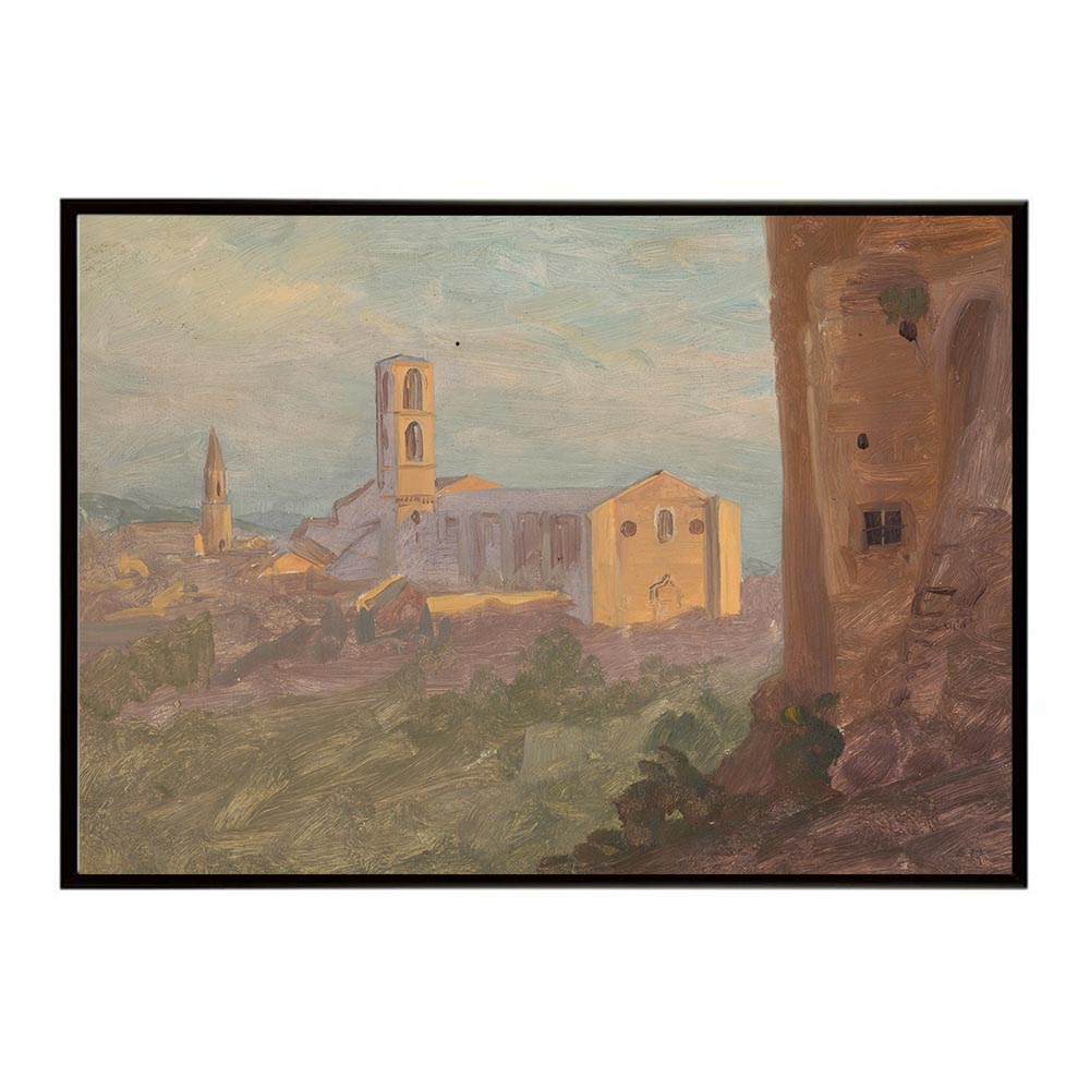 【楽天市場】世界の古い絵画 レトロポスター デジタルリマスターItalian or Swiss Town インテリア a0 a1 a2 a3 ...