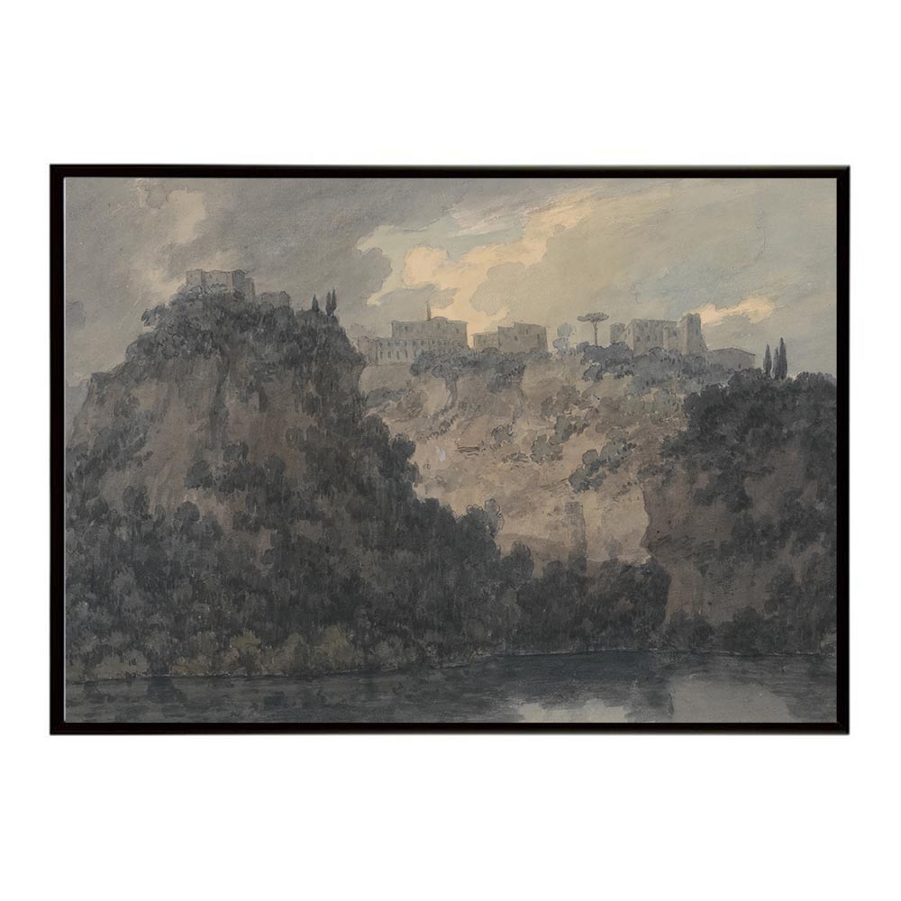 【楽天市場】世界の古い絵画 レトロポスター デジタルリマスターOn the Lake of Nemi インテリア a0 a1 a2 a3 a4 ...