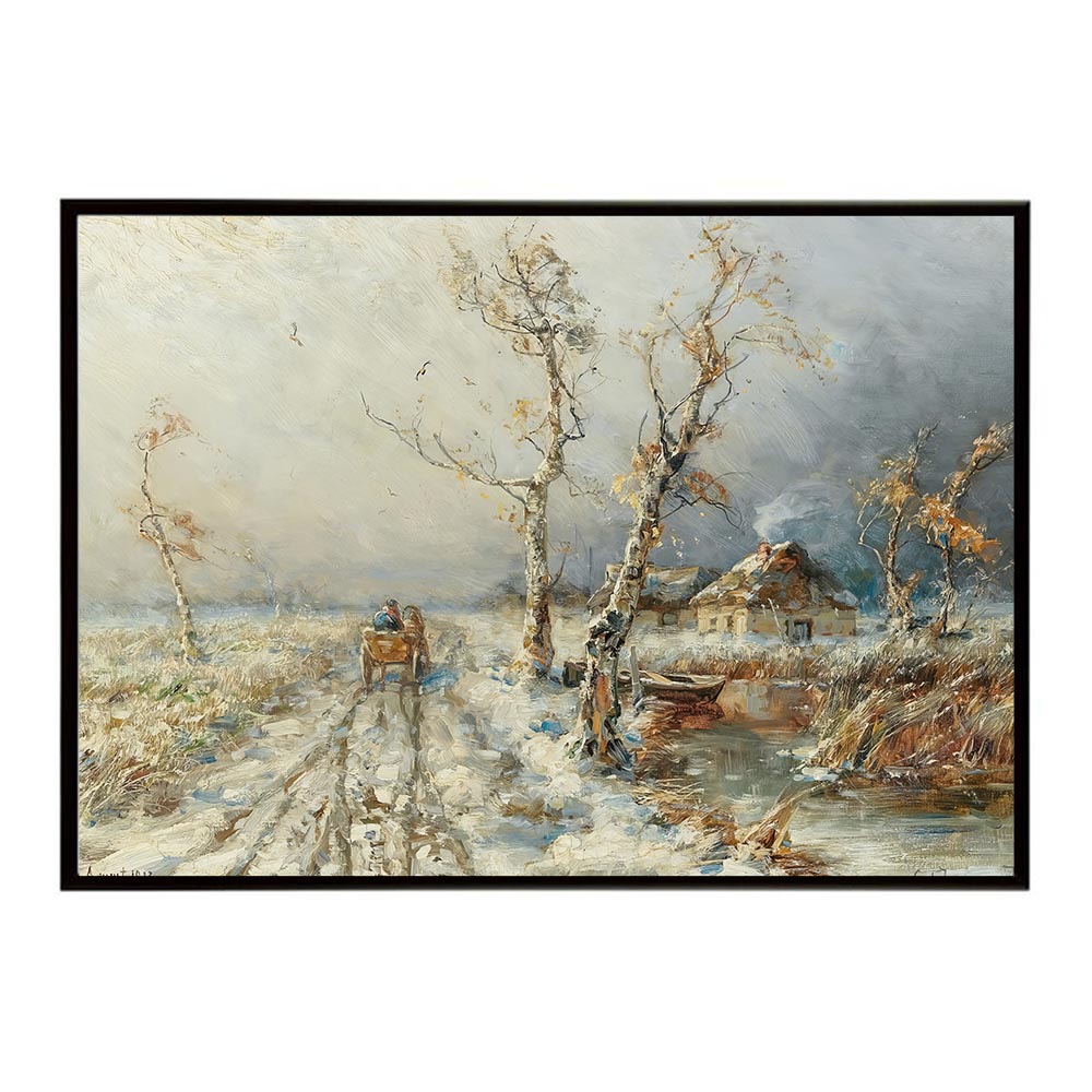 【楽天市場】ポスター 名画 絵画 横 a0 a1 a2 a3 a4 b0 b2 b1 b3 b4 A Storm in a Snow ...