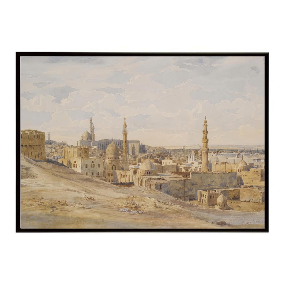 【楽天市場】ポスター 名画 絵画 横 a0 a1 a2 a3 a4 b0 b2 b1 b3 b4 カイロ エジプト 都市風景 インテリア ...