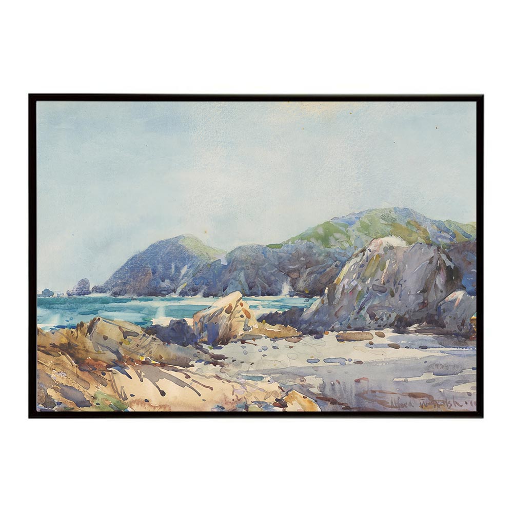 【楽天市場】ポスター 名画 絵画 フレーム カイコウラ海岸 インテリア おしゃれ 海岸風景 デジタルリマスター 横 A B 1 2 3 4 0 ...