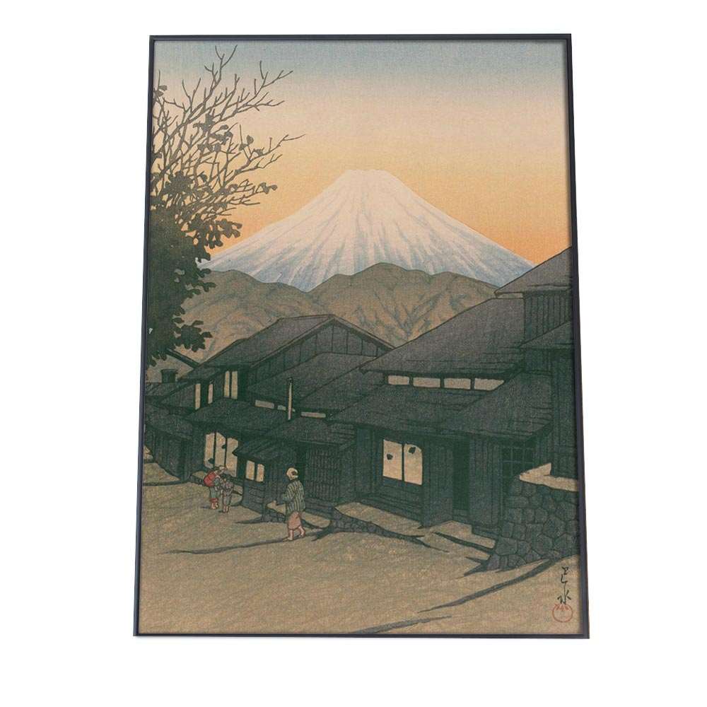 【楽天市場】川瀬巴水 かわせはすい ポスター 40彦根城の残雪 複製 レプリカ 名画 デジタルリマスター レトロ絵画 絵師 浮世絵 和 日本
