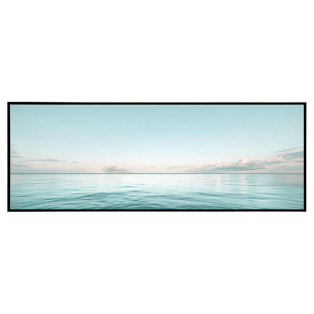 【楽天市場】海 サーフ 西海岸 風景画 絵画 コースタル 波 ブルー サーフ 景色 風景 自然パノラマポスター (297mm×840mm ...