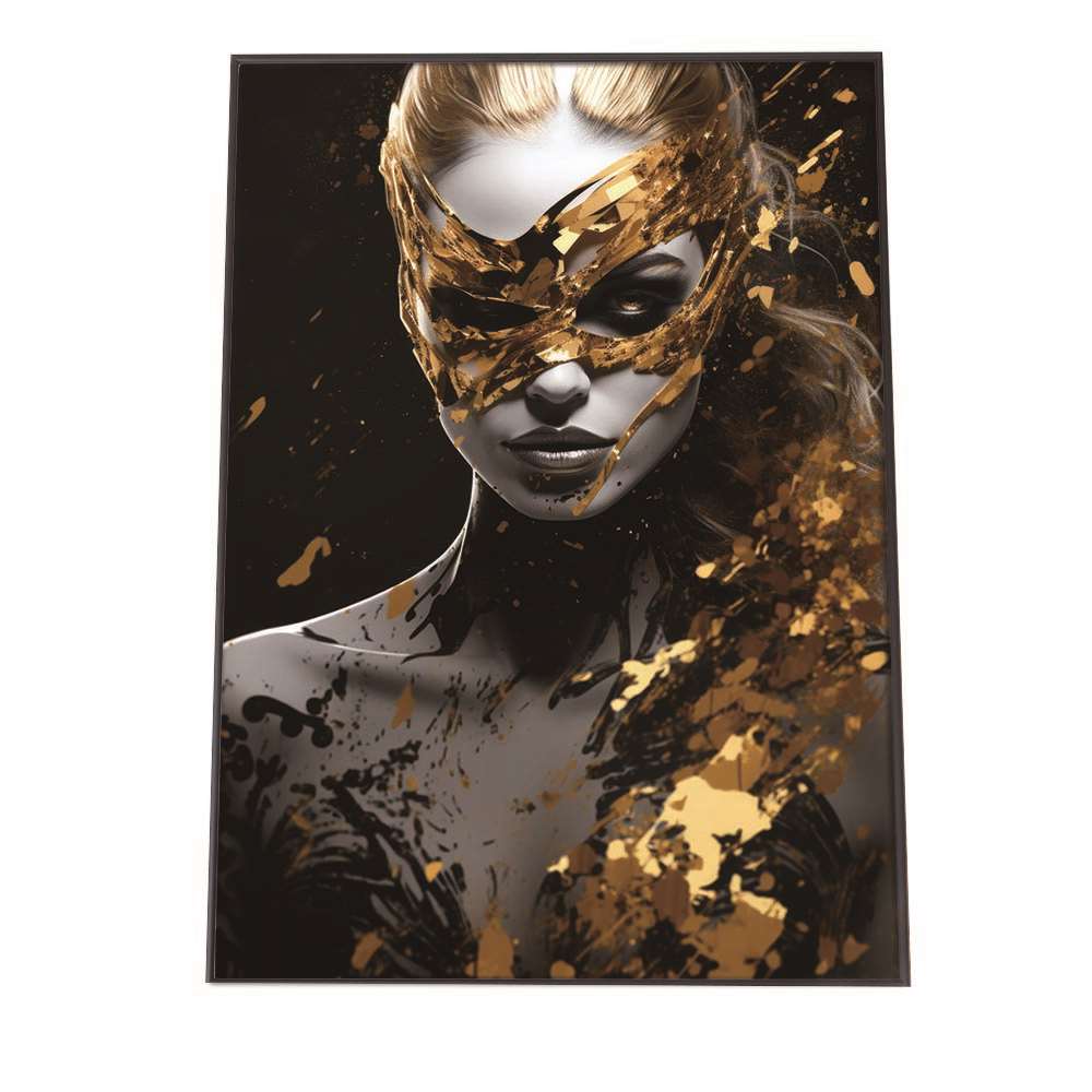 【楽天市場】ゴールド ペイント ウーマン ポスター ガールズフォト アート インテリア おしゃれ ファッション ポスター フォト オシャレ ...