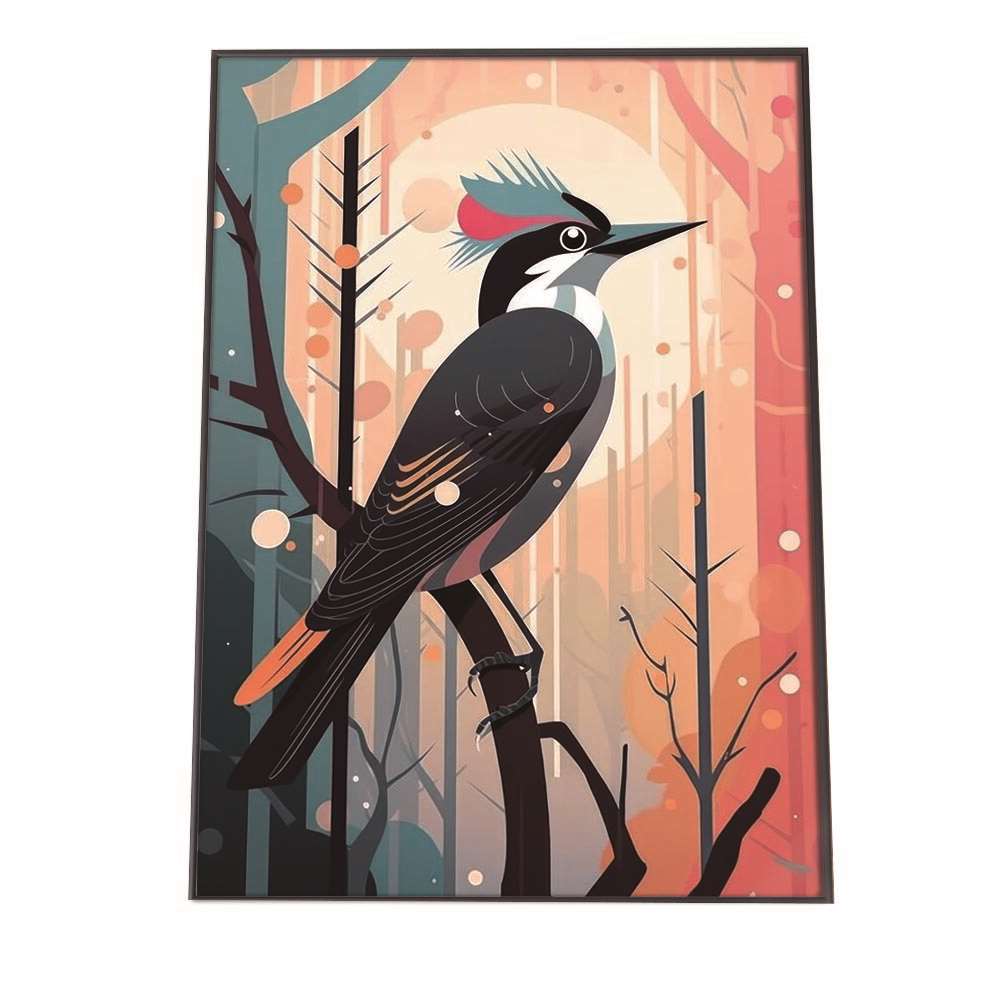 【楽天市場】北欧 カラフル アート ペイント イラスト アーティスト 鳥 ポスター インテリア おしゃれ ファッション ポスター フォト ...