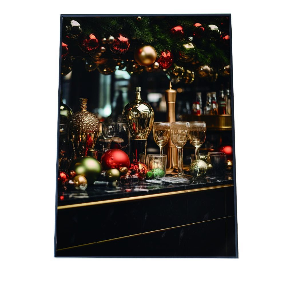 【楽天市場】クリスマスポスター Christmas ウォールアート ホリデーデコレーション 壁飾り インテリア お洒落 デザイン 冬 ...