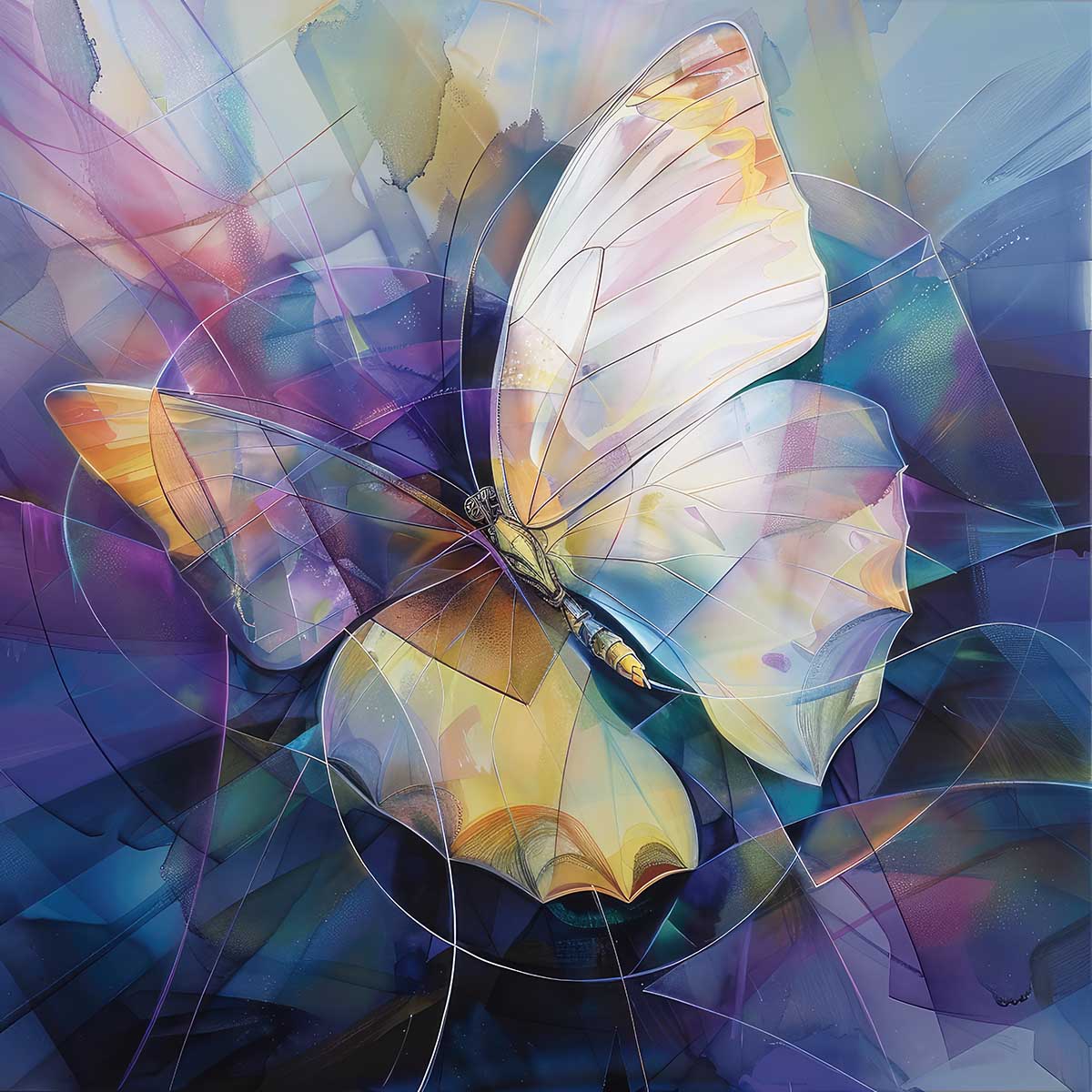 【楽天市場】蝶 アートポスター 変容 シンボル 自然 美 装飾 デザイン 正方形ポスター 四角 デザイン ポスター スクエア インテリア ...