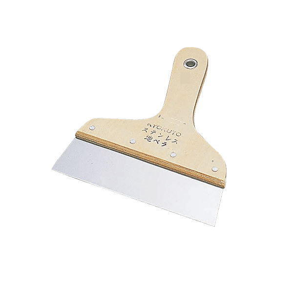 【楽天市場】KLASS 極東産機 ステン地ベラHD 4寸 先端幅125mm 0.5mm厚 1つ 13-2501：イーヅカ