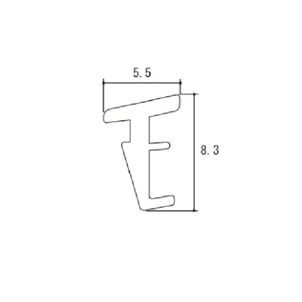 【楽天市場】三協アルミ 気密材 後付ビードL3900 SI KC0658-00：イーヅカ