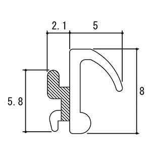 【楽天市場】三協アルミ 気密材・モヘア W-C1-0535：イーヅカ