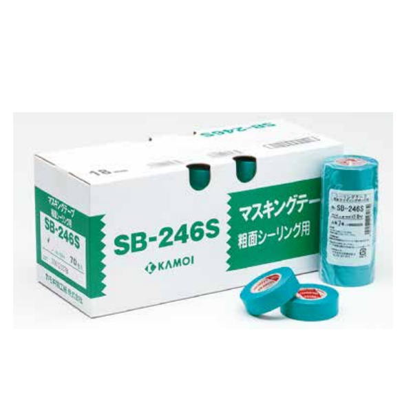 【楽天市場】カモイ 粗面サイディングボード用マスキングテープ SB-246S 40mm巾×18m長 30巻：イーヅカ