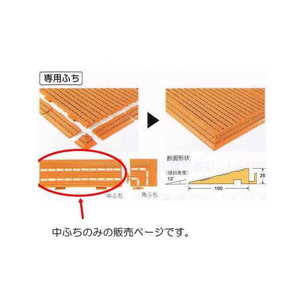 【楽天市場】テラモト エコジョイントスノコ専用ふち 中ふち ジョイントタイプ MR-091-094 100×300mm：イーヅカ
