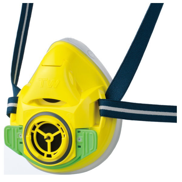【楽天市場】重松製作所 防じん・防毒マスク TW01C M イエロー：イーヅカ