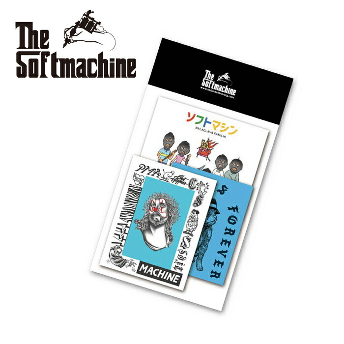 【楽天市場】SOFTMACHINE (ソフトマシーン)SM STICKER SET【ステッカーセット】【タトゥー おしゃれ】【2024 SPRING&SUMMER COLLECTION新作 ...