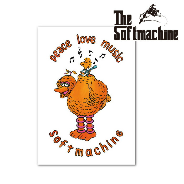 【楽天市場】SOFTMACHINE (ソフトマシーン)BIRDS SOUNDS POSTER【ポスター】【ホワイト A3 タトゥー】【2024 AUTUMN&WINTER COLLECTION ...