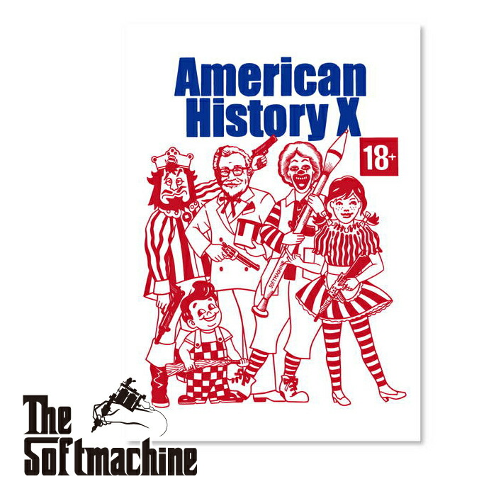 【楽天市場】SOFTMACHINE (ソフトマシーン)HISTORY POSTER【ポスター】【ホワイト A3 タトゥー】【2024 SUMMER VACATION 新作】：Interplay