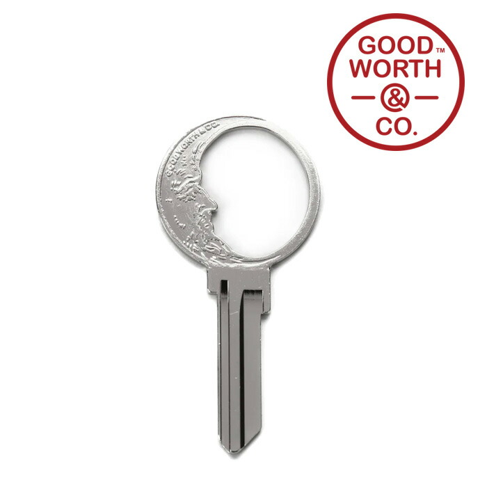 【楽天市場】GOOD WORTH (グッドワース) & CO. Good Night Key -silver 【キー 合鍵 キーホルダー】：Interplay