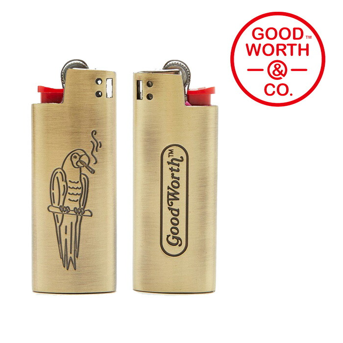 【楽天市場】GOOD WORTH (グッドワース) & CO. SMOKING PARROT LIGHTER CASE - SMALL ...