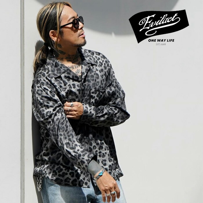 【楽天市場】EVILACT (イーブルアクト)LEOPARD LS【レオパードシャツ 長袖】【EA25-ACT1-SPS01】【2025 春夏SPOT 新作】 インタープレイ ...