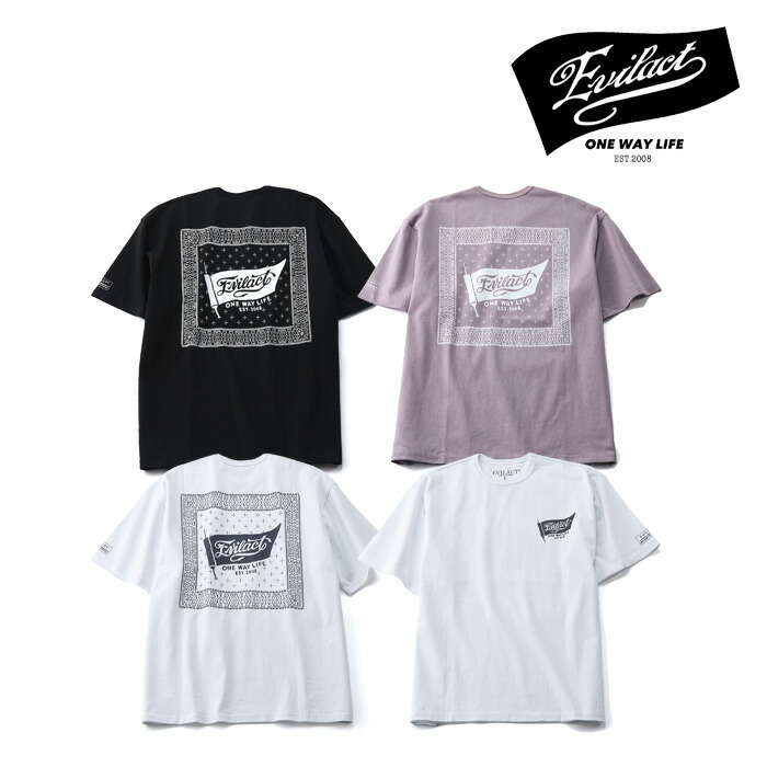 【楽天市場】EVILACT (イーブルアクト)BANDANA SS【Tシャツ】【EA25-ACT1-T06】【2025春夏新作】 インタープレイ INTERPLAY：Interplay