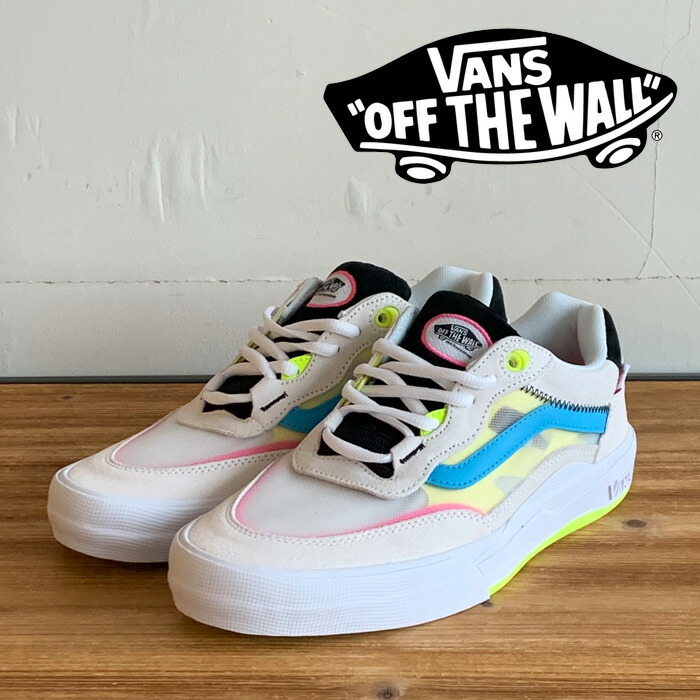 【楽天市場】【SALE 30%OFF】VANS バンズ ヴァンズ WAYVEE NEON WHT/MULTI 【スケート スニーカー ...