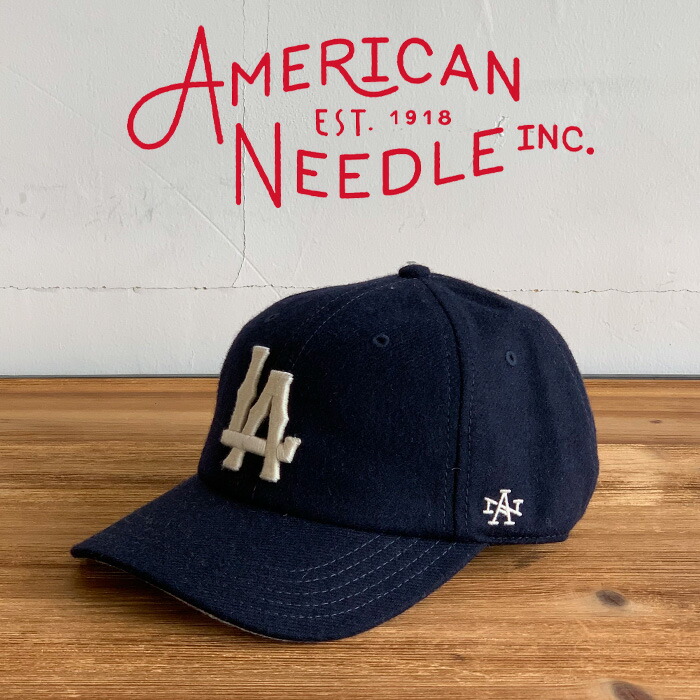 【楽天市場】AMERICAN NEEDLE (アメリカンニードル)LA LOGO CAP - ARCHIVE LEGEND -(NAVY ...