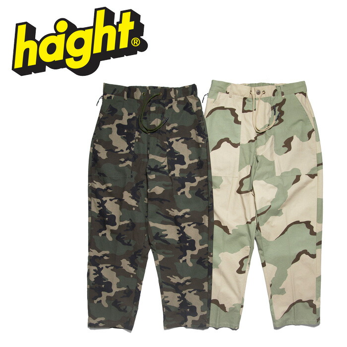 【楽天市場】HAIGHT (ヘイト)CAMOUFLAGE BAKER PANTS 【パンツ】【HTAW-245003】【2024AUTUMN ...