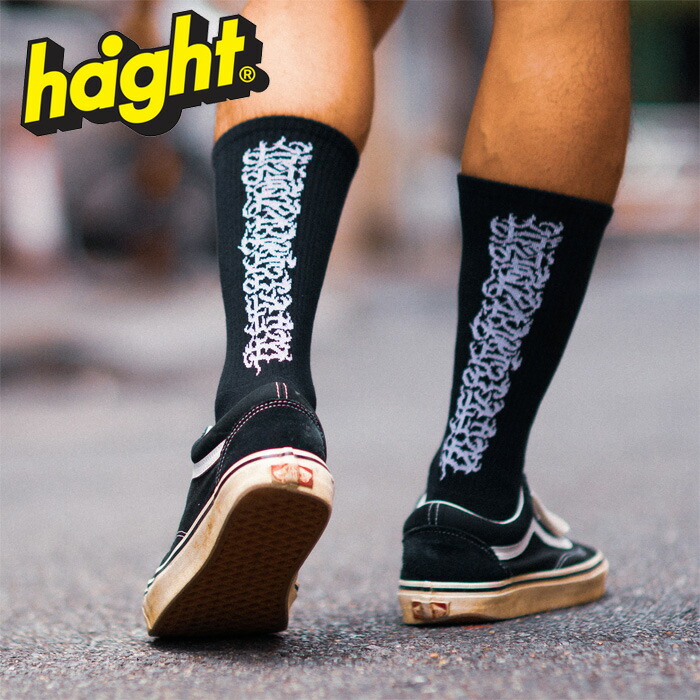 【楽天市場】HAIGHT (ヘイト)FLAMES LOGO SOCKS 【ソックス】【HTCP-247051】【2024AUTUMN ...
