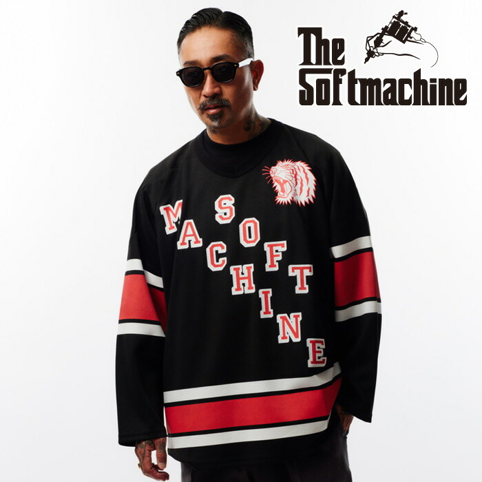 【楽天市場】SOFTMACHINE (ソフトマシーン)BITE BACK-HT【ホッケーシャツ】【ホワイト ブラック タトゥー】【2025 SPRING&SUMMER COLLECTION新作 ...