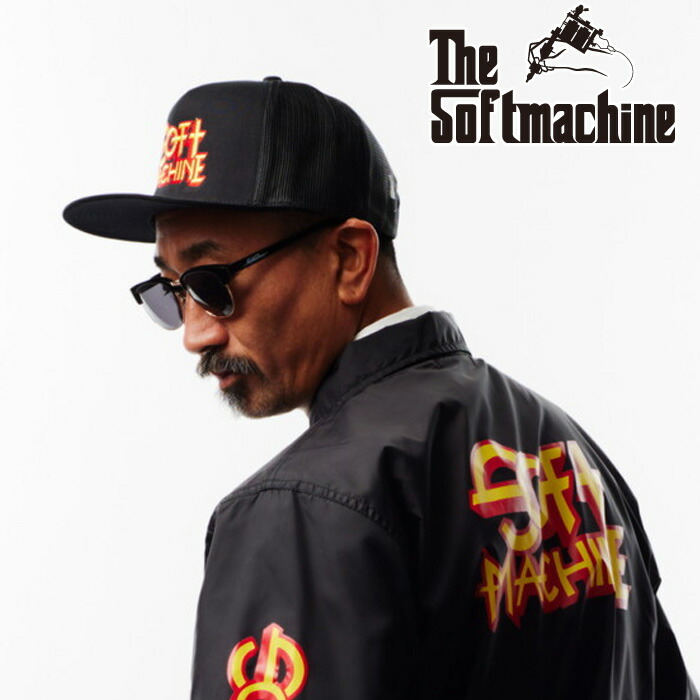 【楽天市場】【SALE30%OFF】SOFTMACHINE (ソフトマシーン)MADMAN CAP【キャップ】【ブラック チャコール ネイビー タトゥー】【2025 SPRING&SUMMER ...