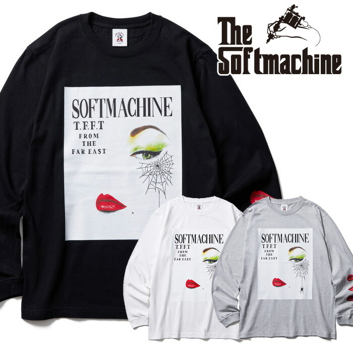 【楽天市場】【SALE30%OFF】SOFTMACHINE (ソフトマシーン)MAGAZINE L/S【Tシャツ 長袖】【ホワイト ブラック グレー タトゥー】【2025 SPRING ...