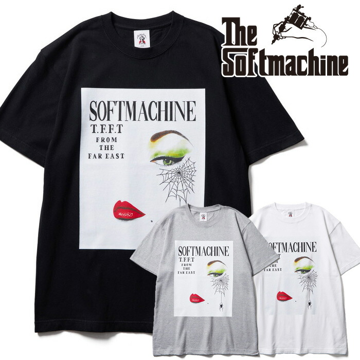 【楽天市場】SOFTMACHINE (ソフトマシーン)MAGAZINE-T【Tシャツ 半袖】【ホワイト ブラック グレー タトゥー】【2025 SPRING&SUMMER COLLECTION ...