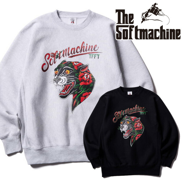 【楽天市場】SOFTMACHINE (ソフトマシーン)PRETEND SWEAT【スウェット】【ブラック グレー タトゥー】【2025 AUTUMN&WINTER 先行予約】【予約商品 ...