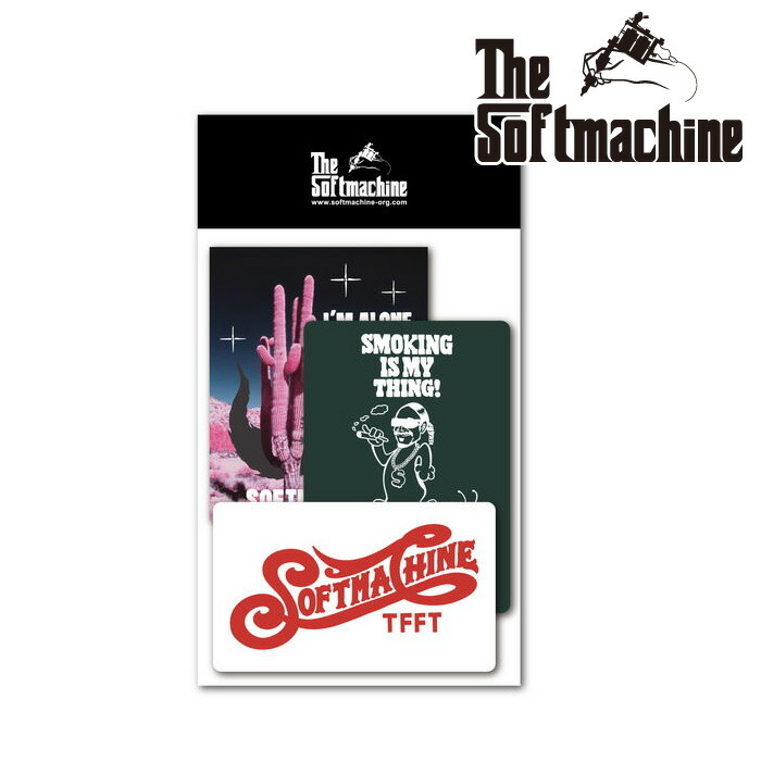 【楽天市場】SOFTMACHINE (ソフトマシーン) SM STICKER SET【2025 AUTUMN&WINTER 先行予約】【キャンセル不可】：Interplay