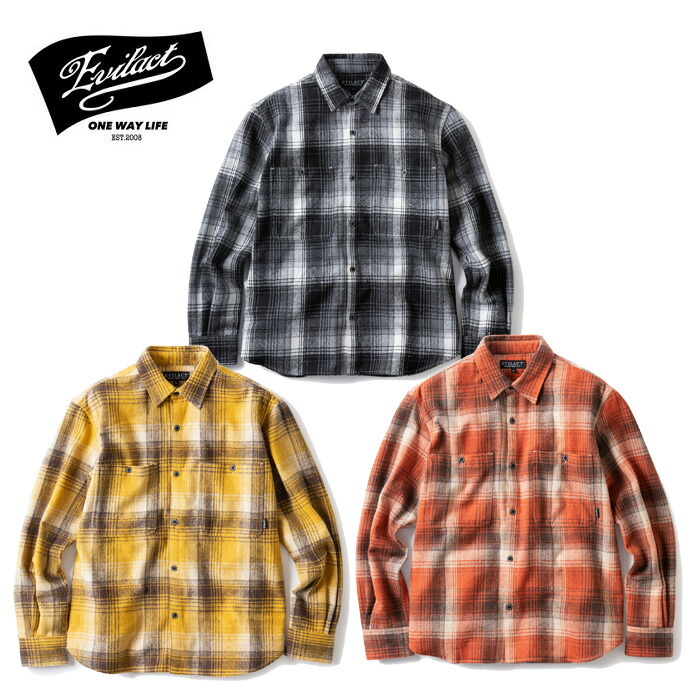 【楽天市場】EVILACT (イーブルアクト) CHECK.NEL LS 【チェックネルシャツ】【EA23-AW-S01】【インタープレイ INTERPLAY】：Interplay