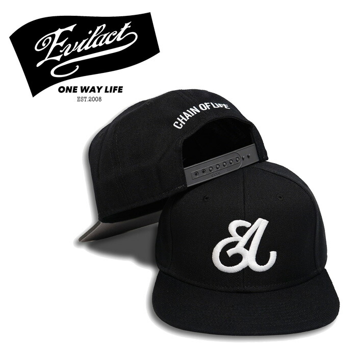 【楽天市場】EVILACT (イーブルアクト) EVILACT × INTERPLAY E&A SNAPBACK CAP 【キャップ 帽子】【インタープレイ INTERPLAY 別注 ...