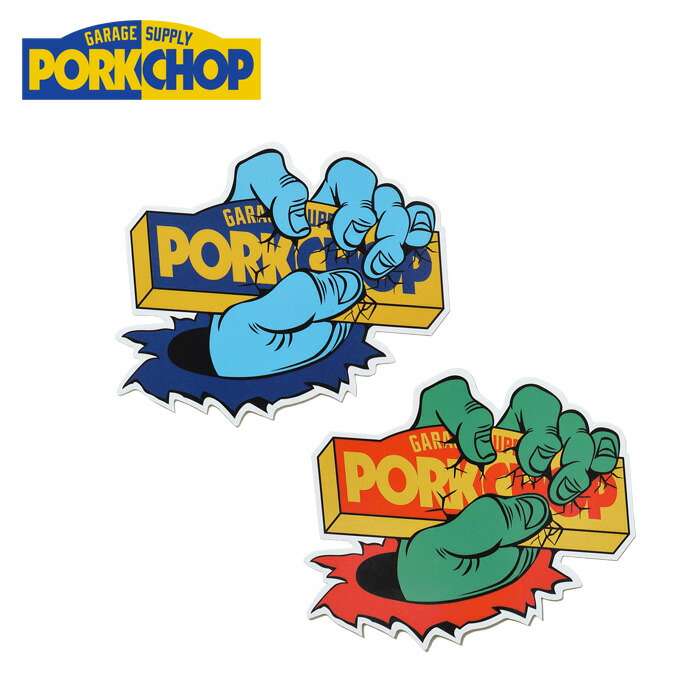 【楽天市場】PORKCHOP GARAGE SUPPLY (ポークチョップ ガレージサプライ) CRUSHER STICKER 【ステッカー ...
