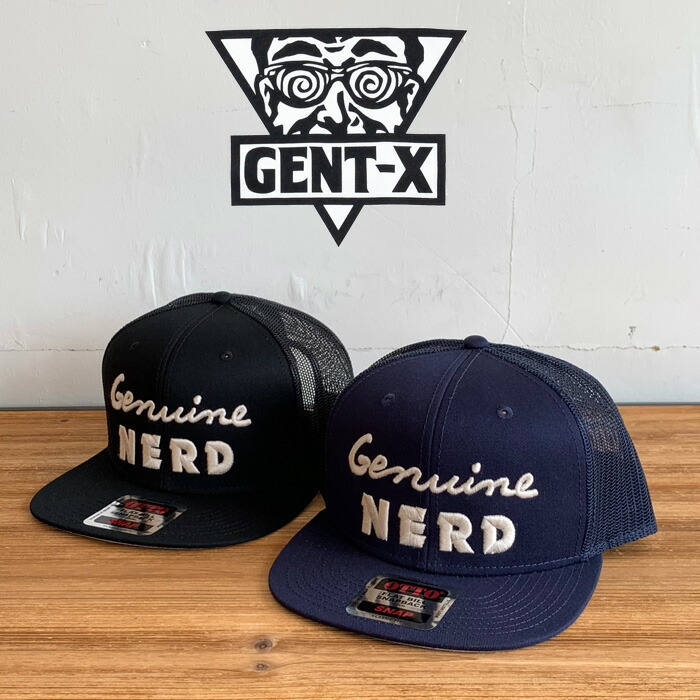 【楽天市場】GENT-X (ジェントエックス) GENUINE NERD MESH CAP 【メッシュ キャップ 蓄光 刺繍 OTTO ...