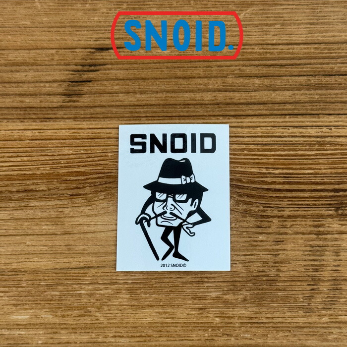 【楽天市場】SNOID(スノイド)Mr.SNOID STICKER 【ステッカー】【RAT HOLE STUDIO】：Interplay