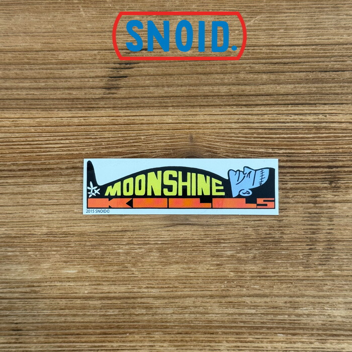 【楽天市場】SNOID(スノイド)MOONSHINE KILLS 【ステッカー】【RAT HOLE STUDIO】：Interplay