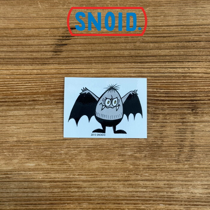 【楽天市場】SNOID(スノイド)BAT EGG MAN STICKER 【ステッカー】【RAT HOLE STUDIO】：Interplay