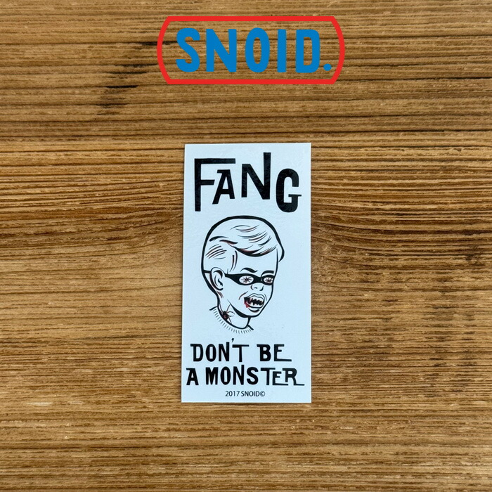 【楽天市場】SNOID(スノイド)FANG STICKER 【ステッカー】【RAT HOLE STUDIO】：Interplay