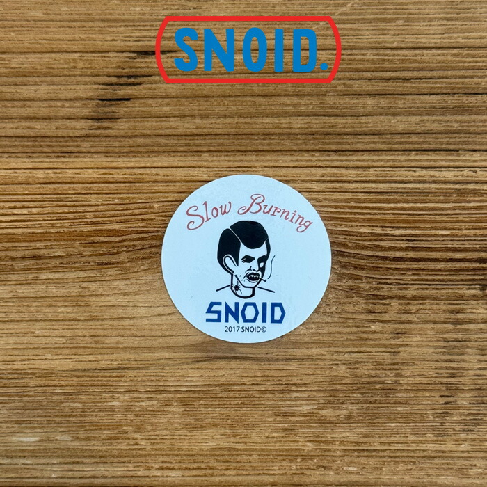 【楽天市場】SNOID(スノイド)Slow Burning STICKER 【ステッカー】【RAT HOLE STUDIO】：Interplay