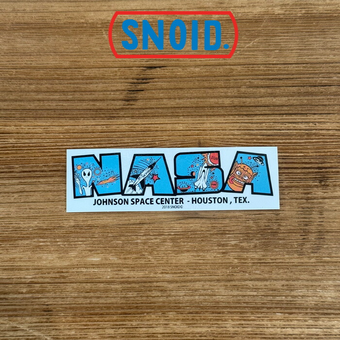 【楽天市場】SNOID(スノイド)SPACE CENTER STICKER 【ステッカー】【RAT HOLE STUDIO】：Interplay