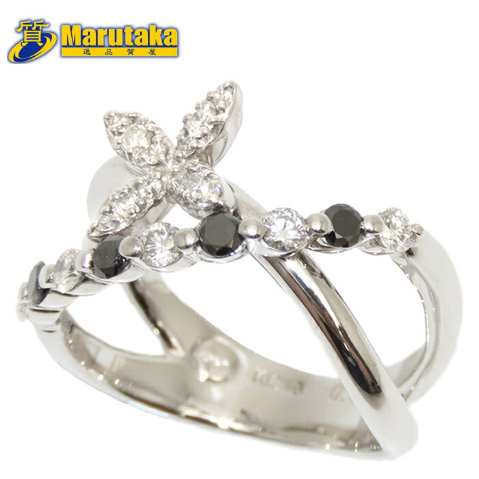 【楽天市場】K18WG ブラックダイヤ ダイヤモンド 0.53ct 10.5号 6.7g ホワイトゴールド 18金 指輪 逸品質屋 丸高 尼崎 ...