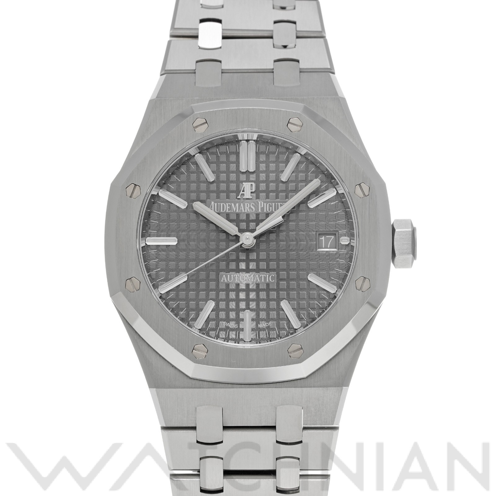 【楽天市場】【中古】 オーデマ ピゲ AUDEMARS PIGUET ロイヤルオーク 15450ST.OO.1256ST.02 グレー ...