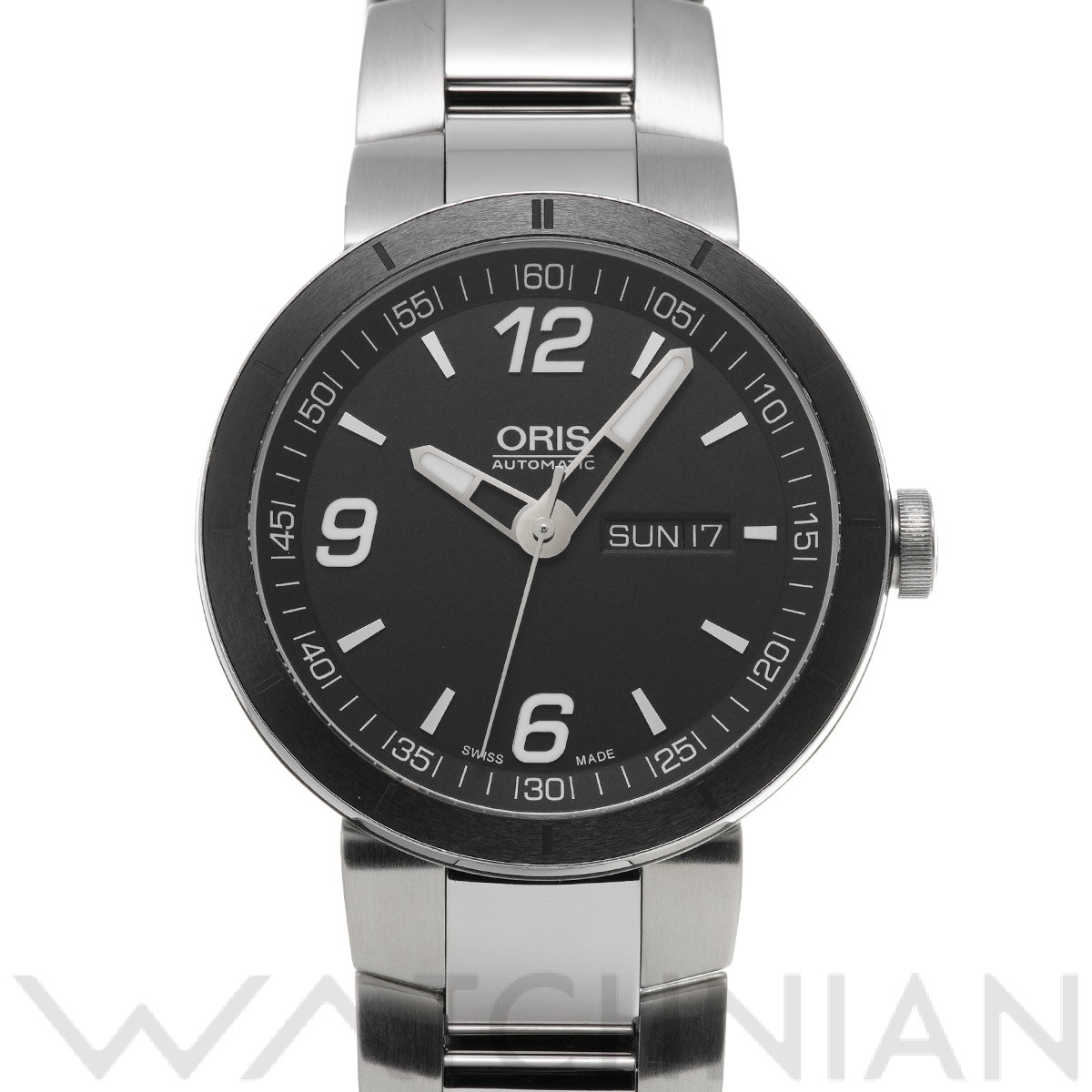 【楽天市場】【中古】 オリス ORIS TT1 デイデイト 01 735 7651 4174-07 8 25 10 ブラック メンズ 腕時計 ...