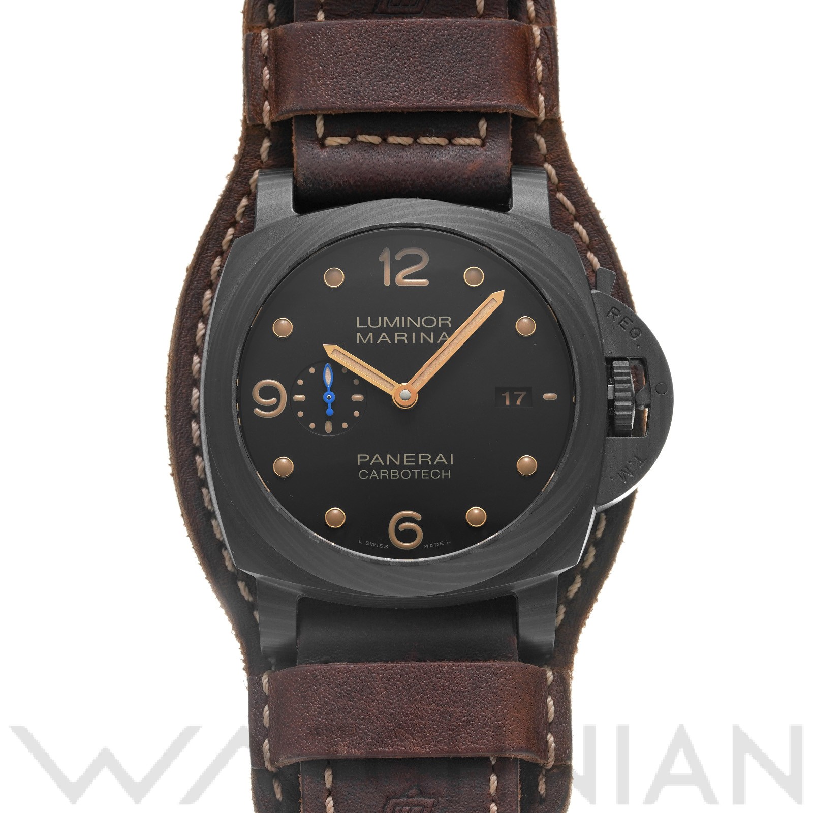 【楽天市場】【中古】 パネライ PANERAI ルミノールマリーナ 1950 カーボテック 3デイズ オートマティック PAM00661 U番 ...
